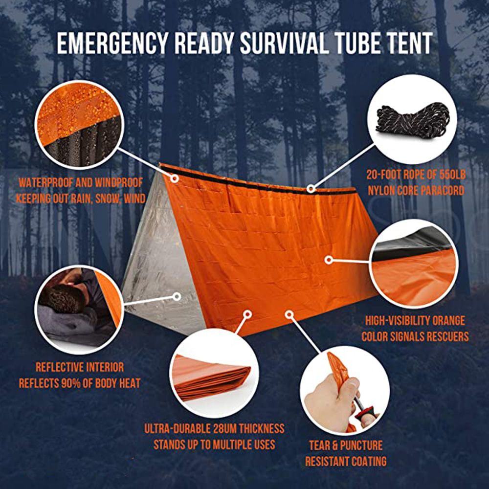 Life Tent Emergency Survival Shelter , Use As Survival Tent, Emergency ...