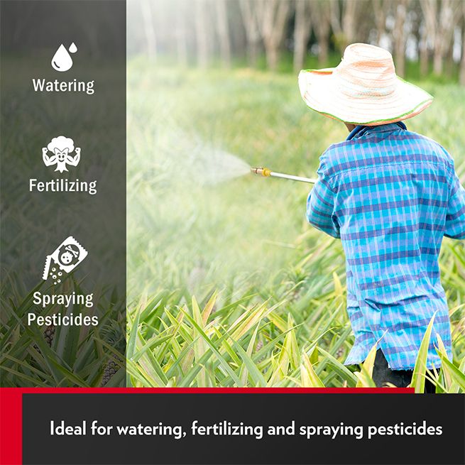 100L High-Pressure Weed Sprayer Jet & Stream Spray Garden Lawn Grass ...