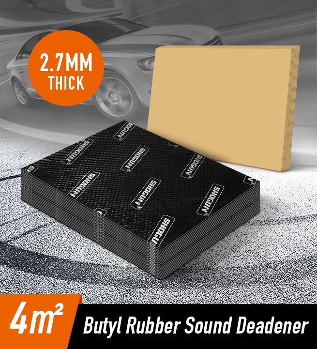 Butyl Sound Deadener Insulation Car Deadening Mat Automotive Proofing ...