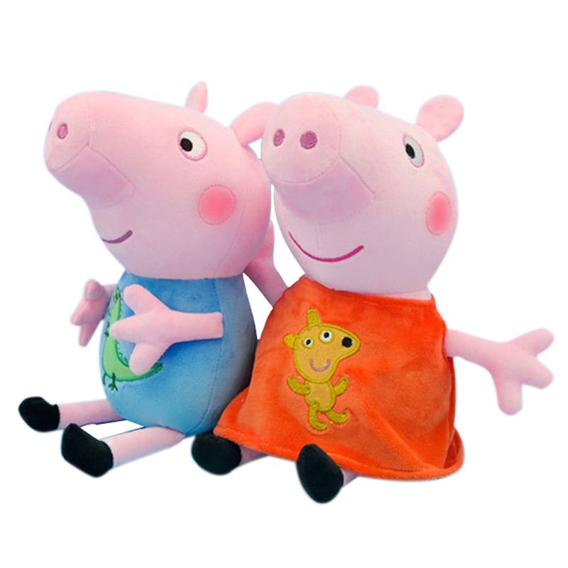 30cm Peppa and George Pig Party Girl Anime Dolls Birthday Toys for ...