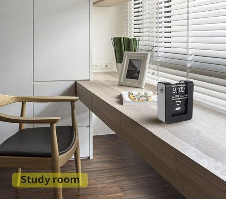 Flip Clock, Home Decor Desk Clock, Funny Moving Hourglass Clock, Auto ...