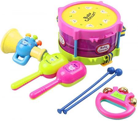 Baby Musical Drum Toys, Toddler Musical Instruments Shakers Percussion ...