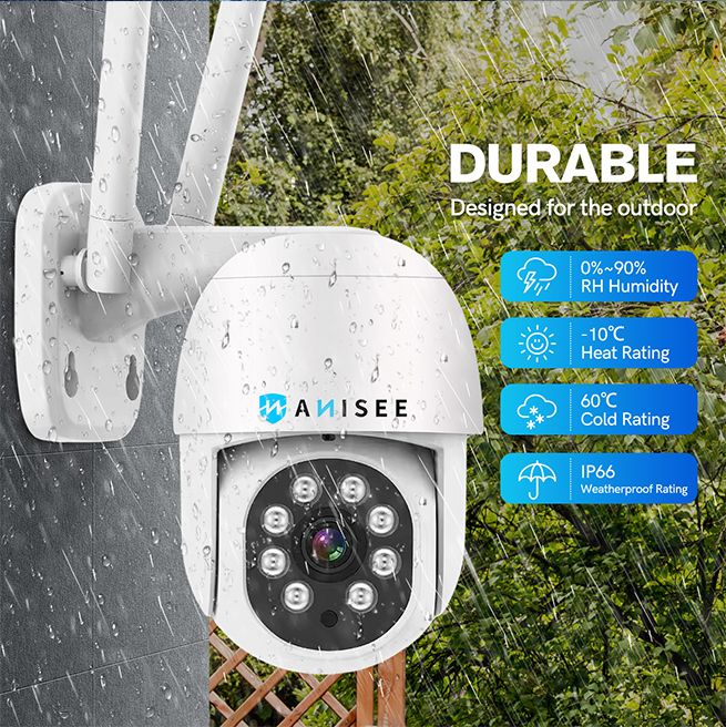 Anisee IP Camera Wireless Home Security System CCTV Installation ...