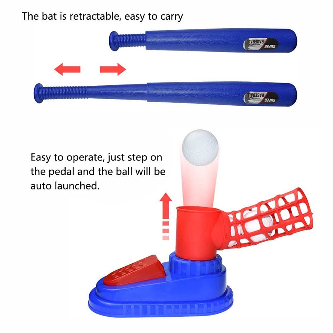 Baseball Ball Game, Automatic Baseball Pitcher Toys, Baseball Pop-Up ...