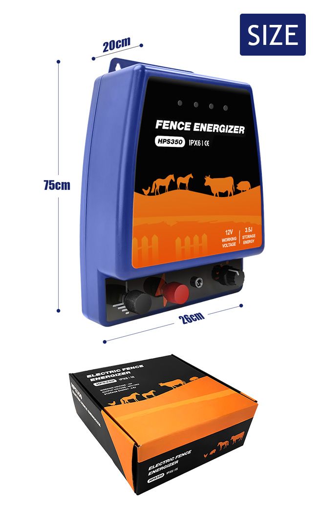 Petscene 30KM Electric Fence Energiser Charger Mains Fencing Energizer ...