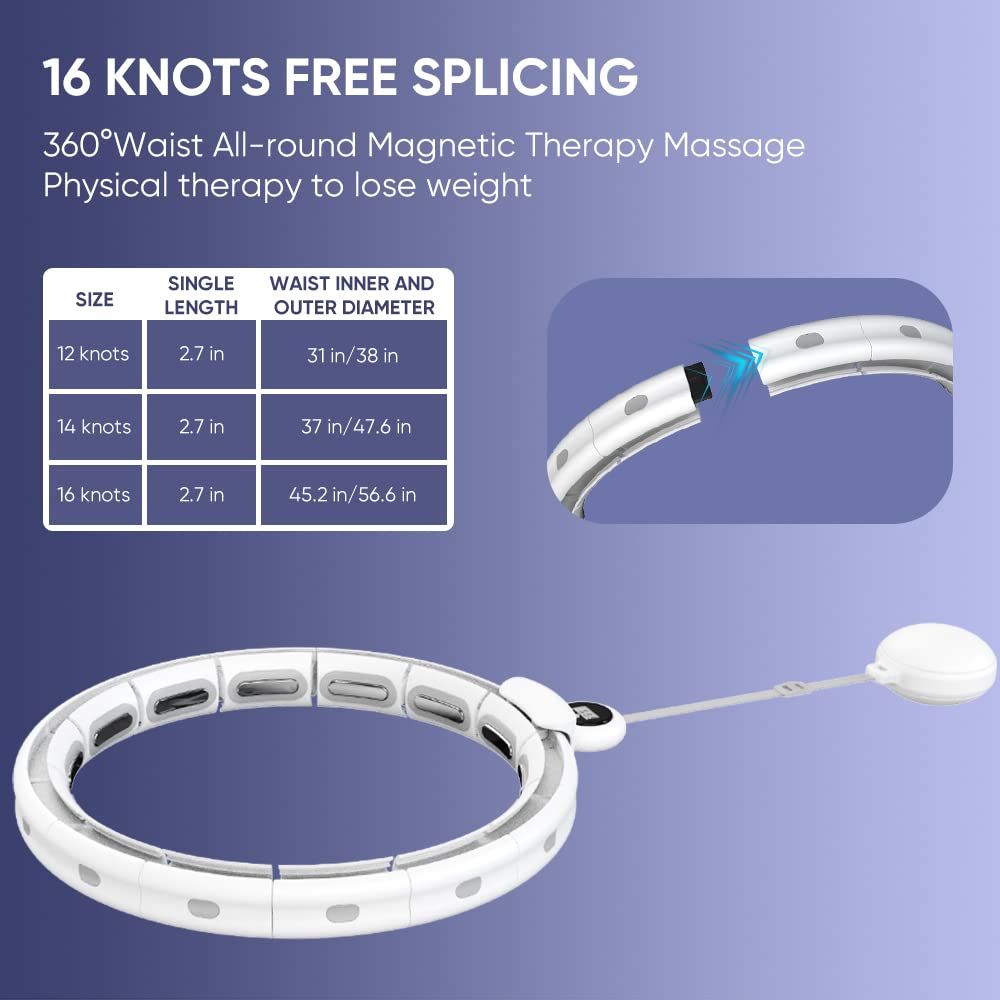 Weighted Hula Hoop Infinity Hoop Hula Hoops for Adults Weight Loss ...