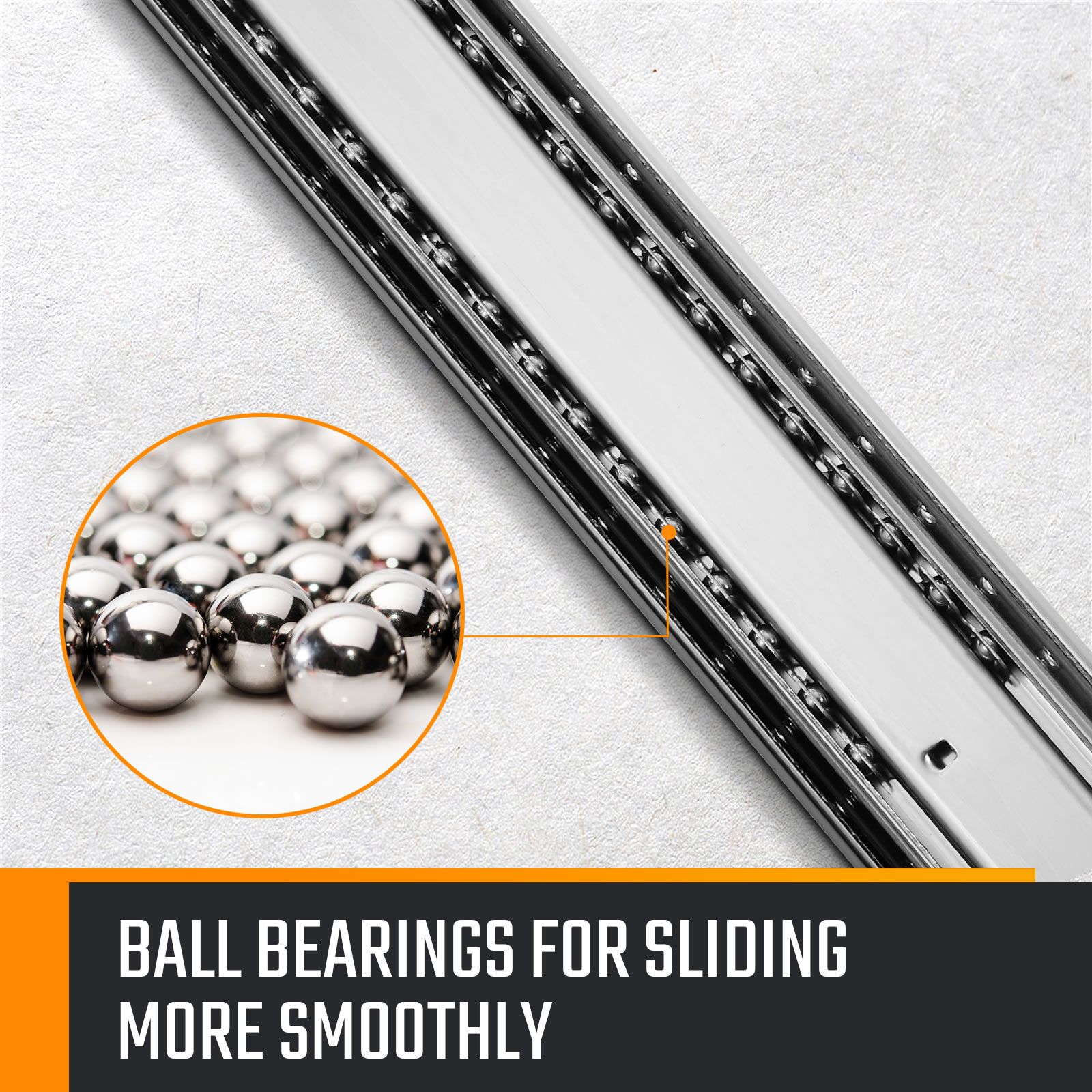 Drawer Slides Runners Heavy Duty Locking Ball Bearing Rails Cabinet ...