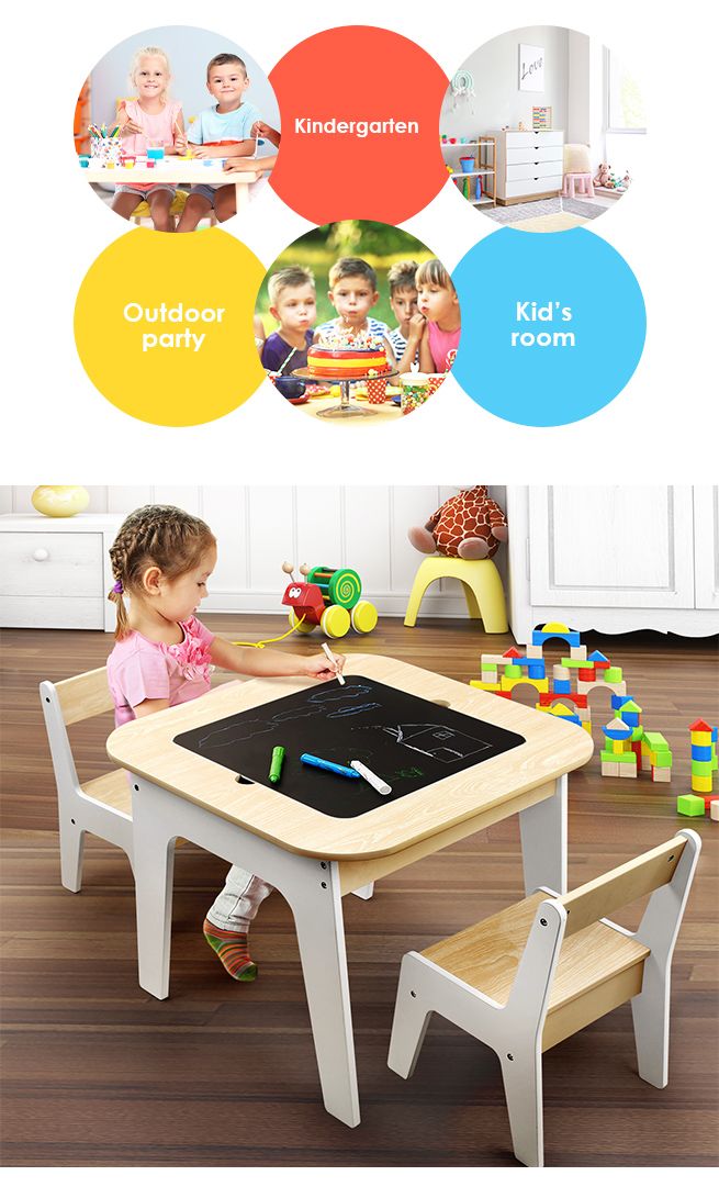 Kidbot Lego Table and Chair Set Childrens Kids Activity Play Centre ...