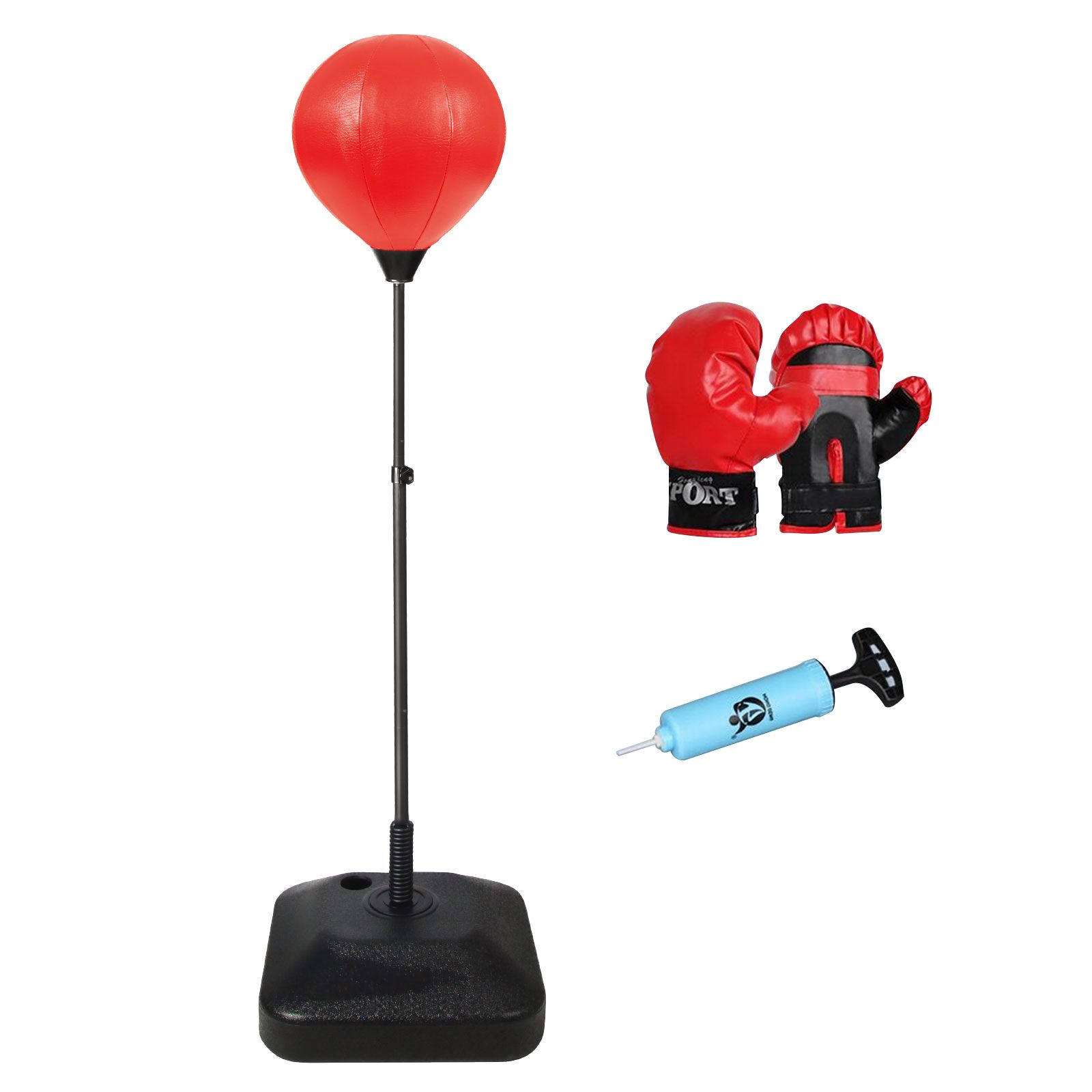 160CM Speed Ball Boxing Punching Bag Stand Set Height Adjustable ...