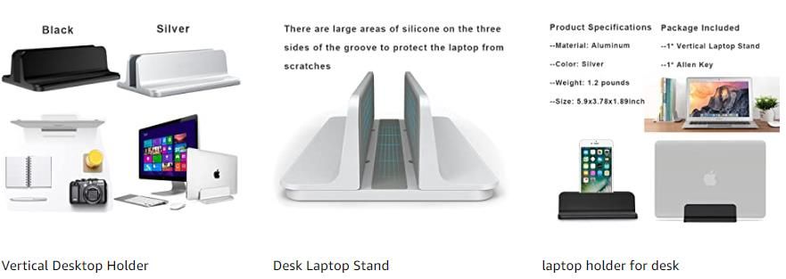 Vertical Laptop Stand,Laptops Cradle Holder,Laptop Standing Desk Dock ...