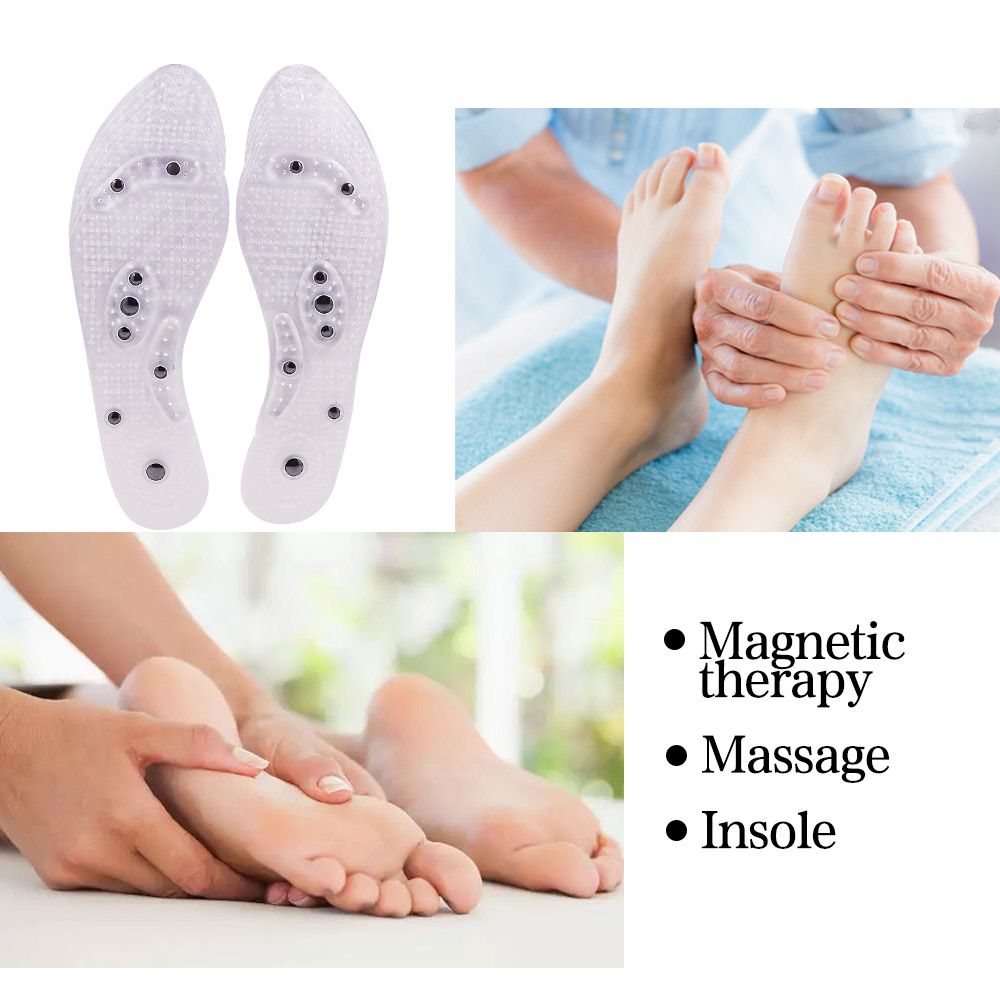 Enhanced Magnetic Shoes Foot Acupressure Insole Magnetic Point Therapy ...