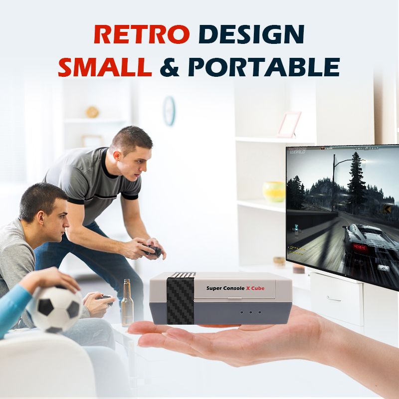 Retro Console X Cube Built-in 40,000+ Games, TV&Game, Game Consoles ...