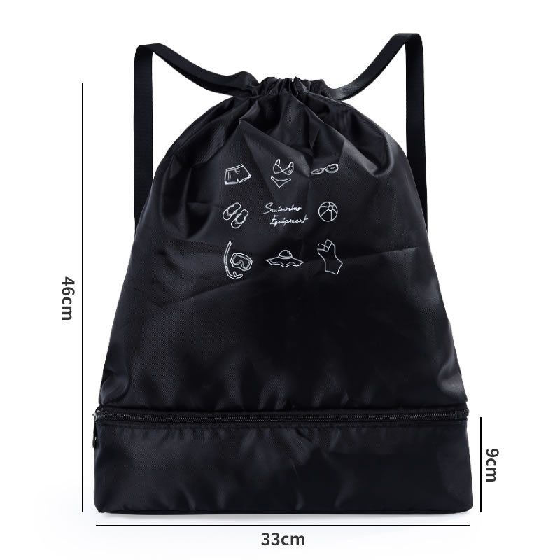 Drawstring Gym Backpack Swim Bag Yogo Bags Waterproof Draw String ...