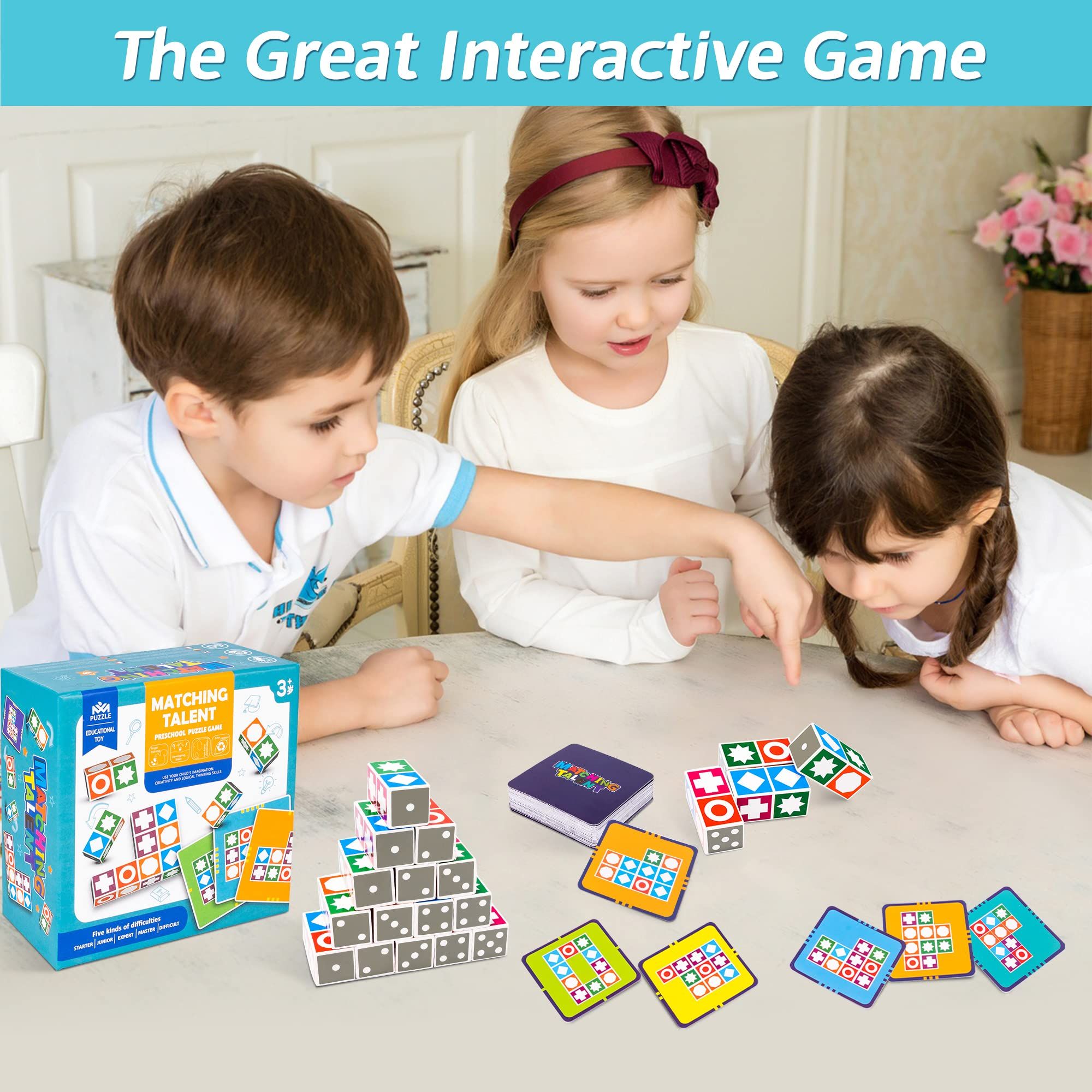 Wooden Matching Games Puzzle Pattern Block Madness Puzzles Board Games ...