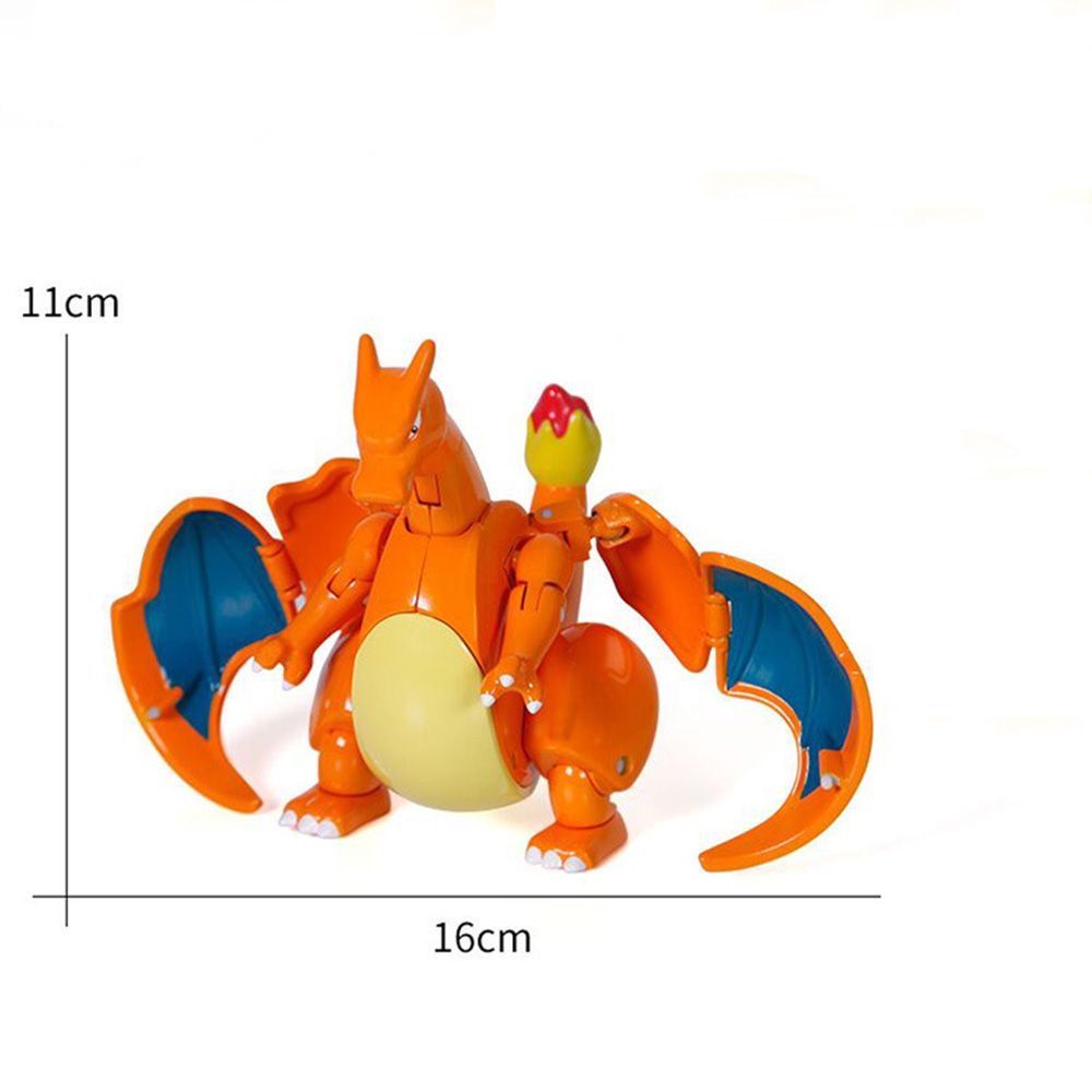 Pokemon Deformation pokeball Figures Toys Transform Charmander Action ...