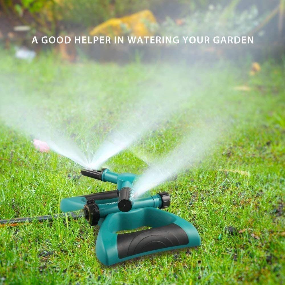 Automatic 360 Rotation Adjustable Large Area Patio Sprinkler System ...