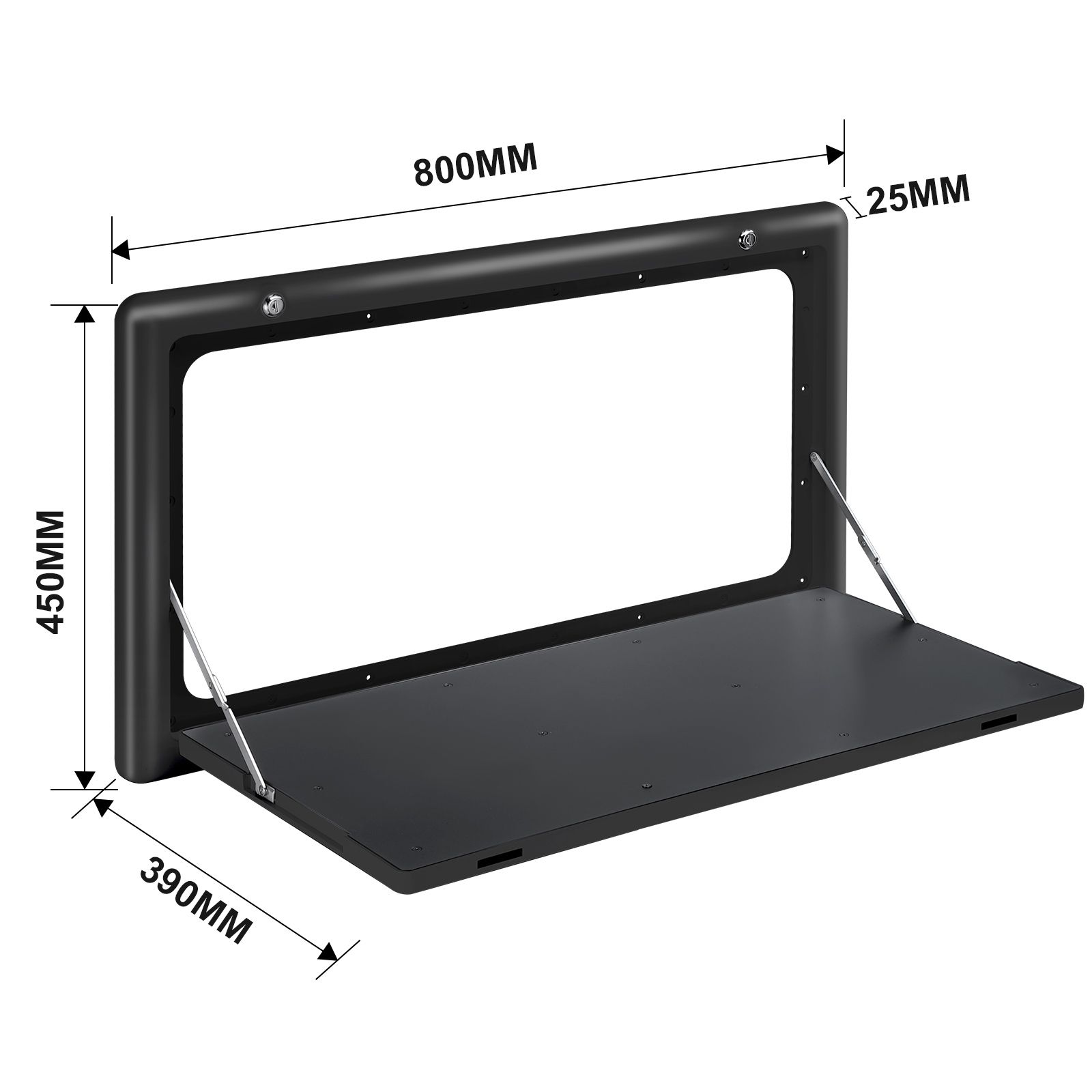 RV Wall Camping Table Camper Folding Picnic Caravan Exterior Mount ...