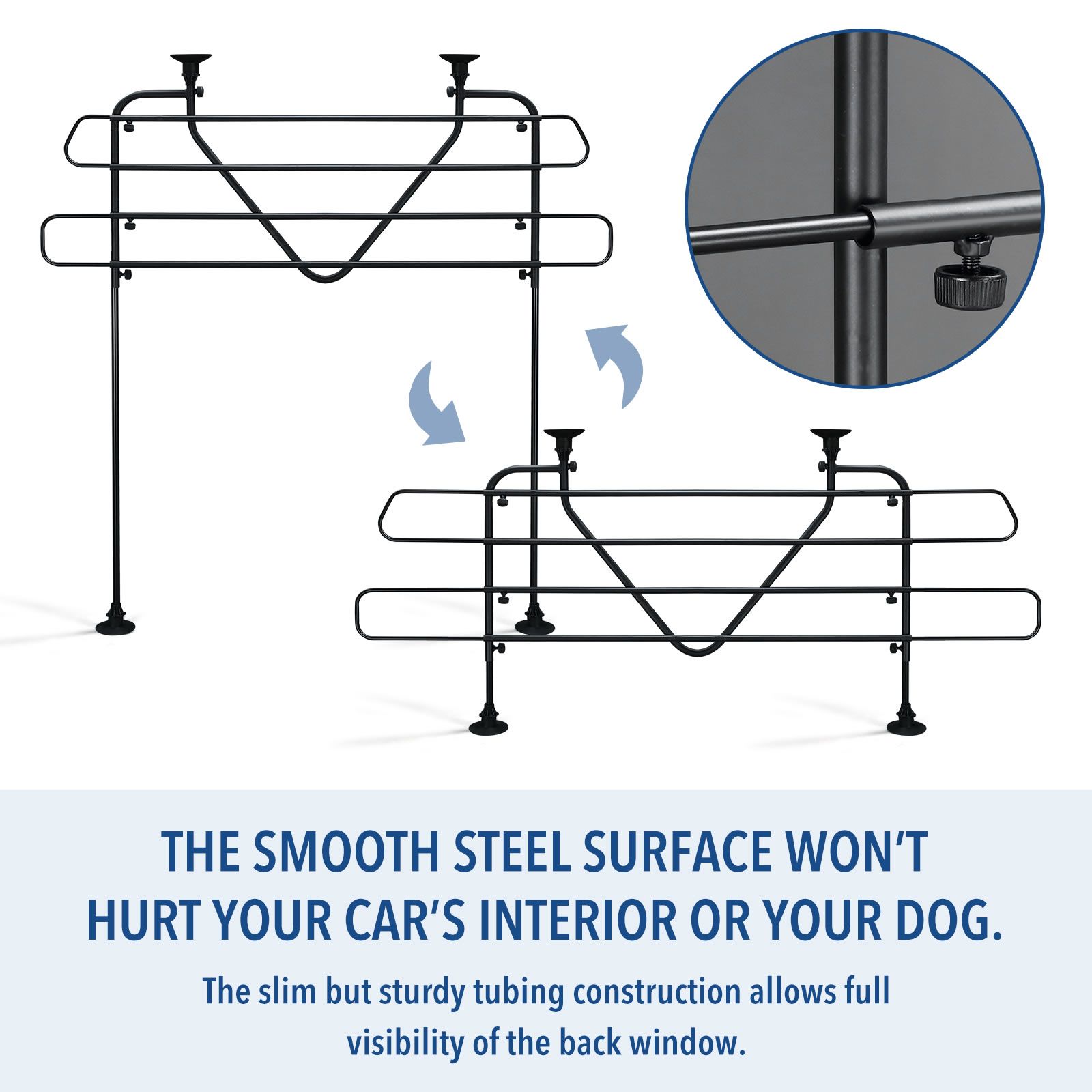 Dog Pet Cat Car Barrier Puppy Vehicle Divider Fence Safety Gate ...