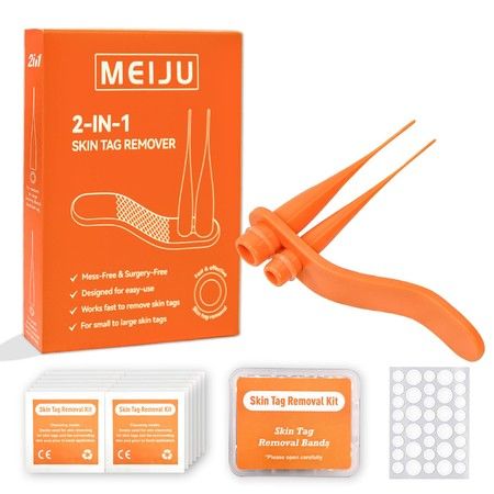 Skin Tag Remover 2-in-1 Kit Tool for Small to Large (2mm-8mm) Skin Tags ...