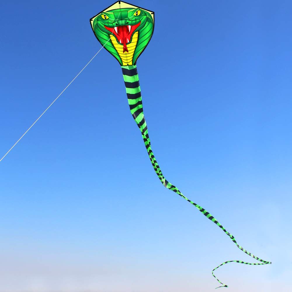 3D Snake Kites with Flying Line Outdoor Fun Sports Kite Fun Toys for ...