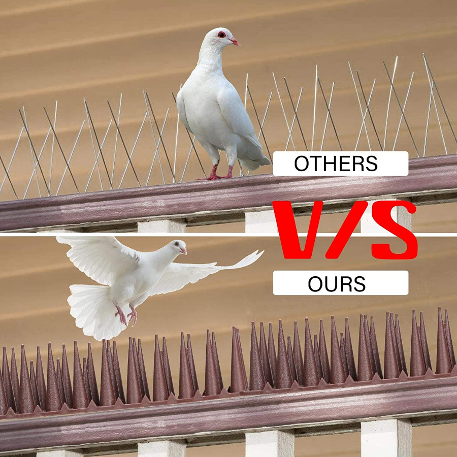 12Pcs Bird Spikes Pigeon Squirrel Spike Strips for Cat Raccoon Animals ...