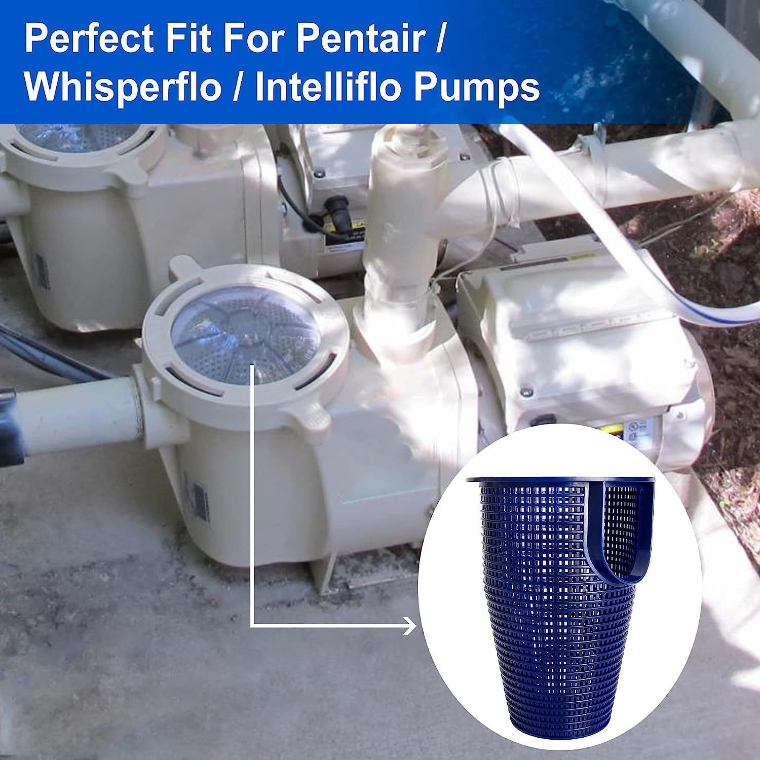 Swimming Pool Filter Basket, Strainer Basket Replacements Pool Skimmer ...