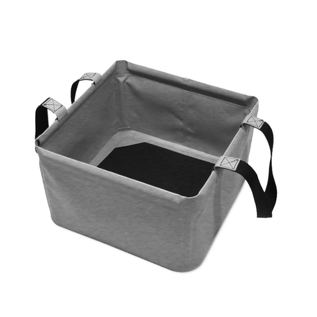 Foldable Portable Fishing Square Hiking Washing Water Container ...