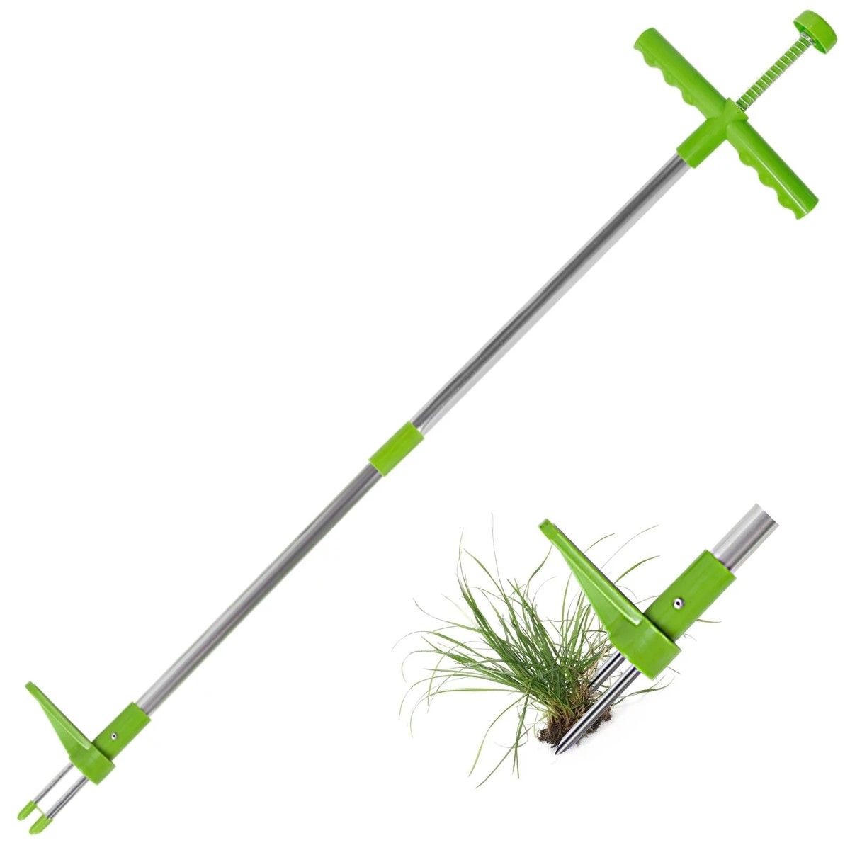 Weed Puller, Standup Weed Root Pulling Tool, Long Handle Garden Weeding ...