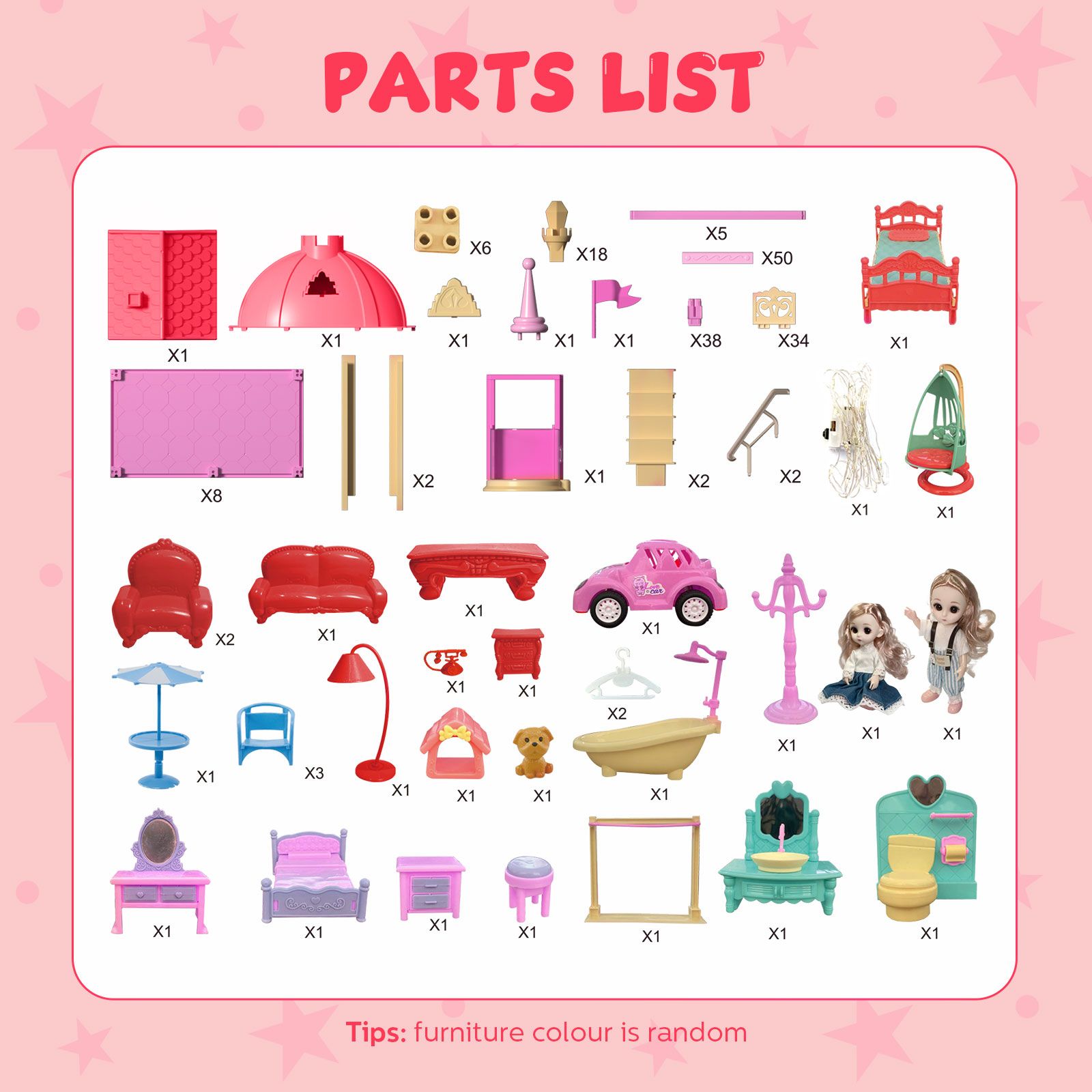 Doll House Barbie Dream Play Furniture Playhouses Toys Dollhouse ...
