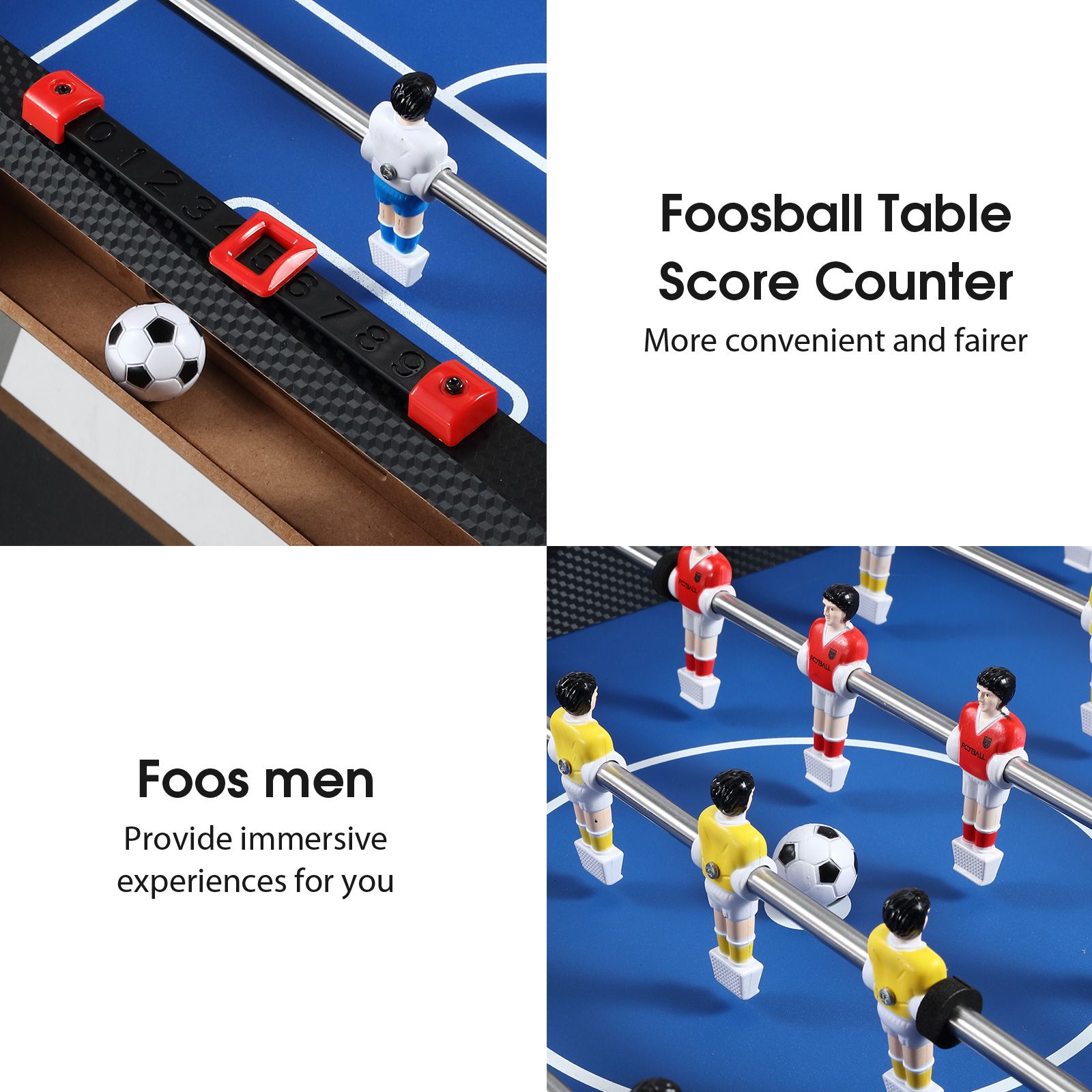 Soccer Gaming Desk Foosball Table Game Tabletop Competition Sport ...