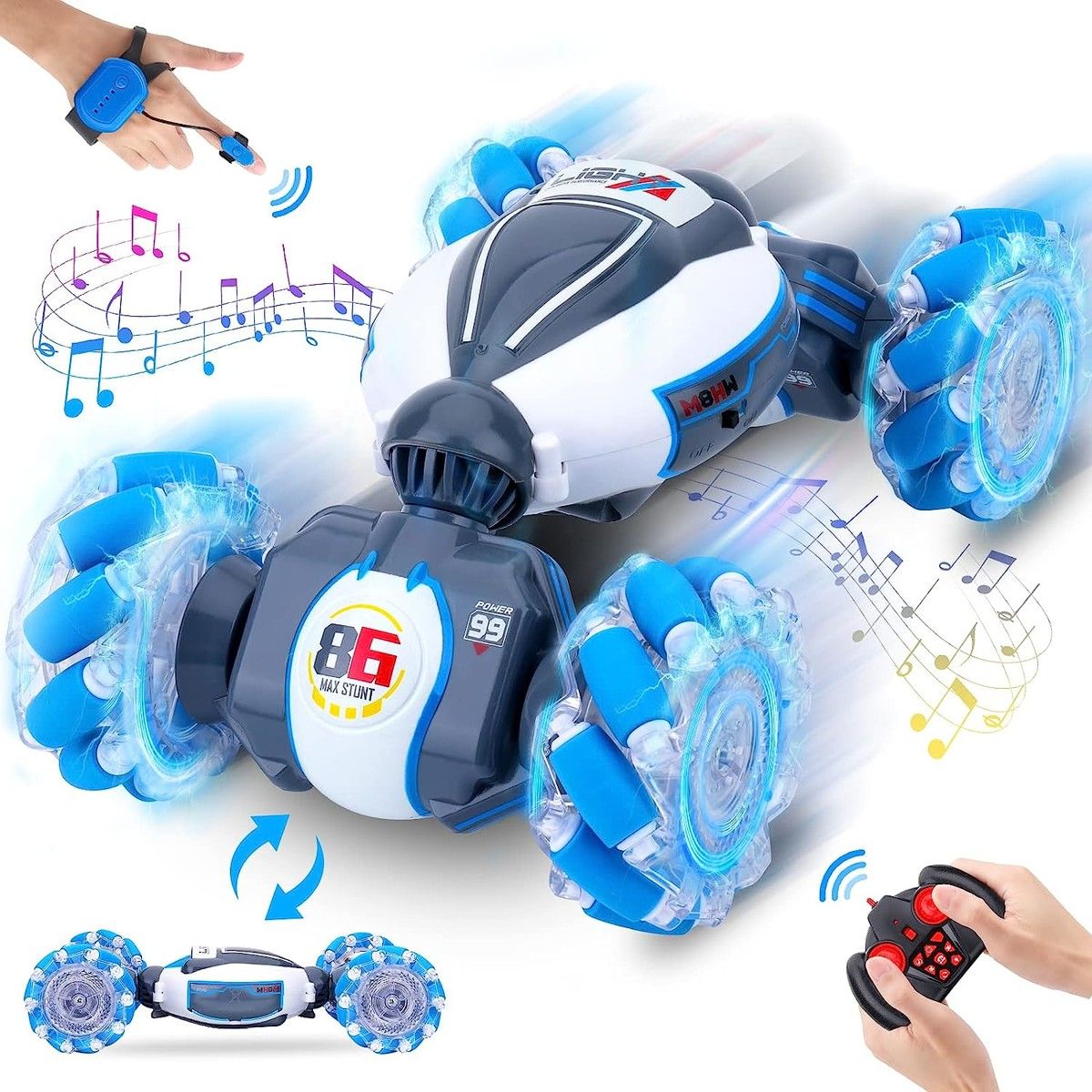 Gesture Sensing RC Stunt Car Toy for 6-12 Year Old Boys and Girls, Best ...
