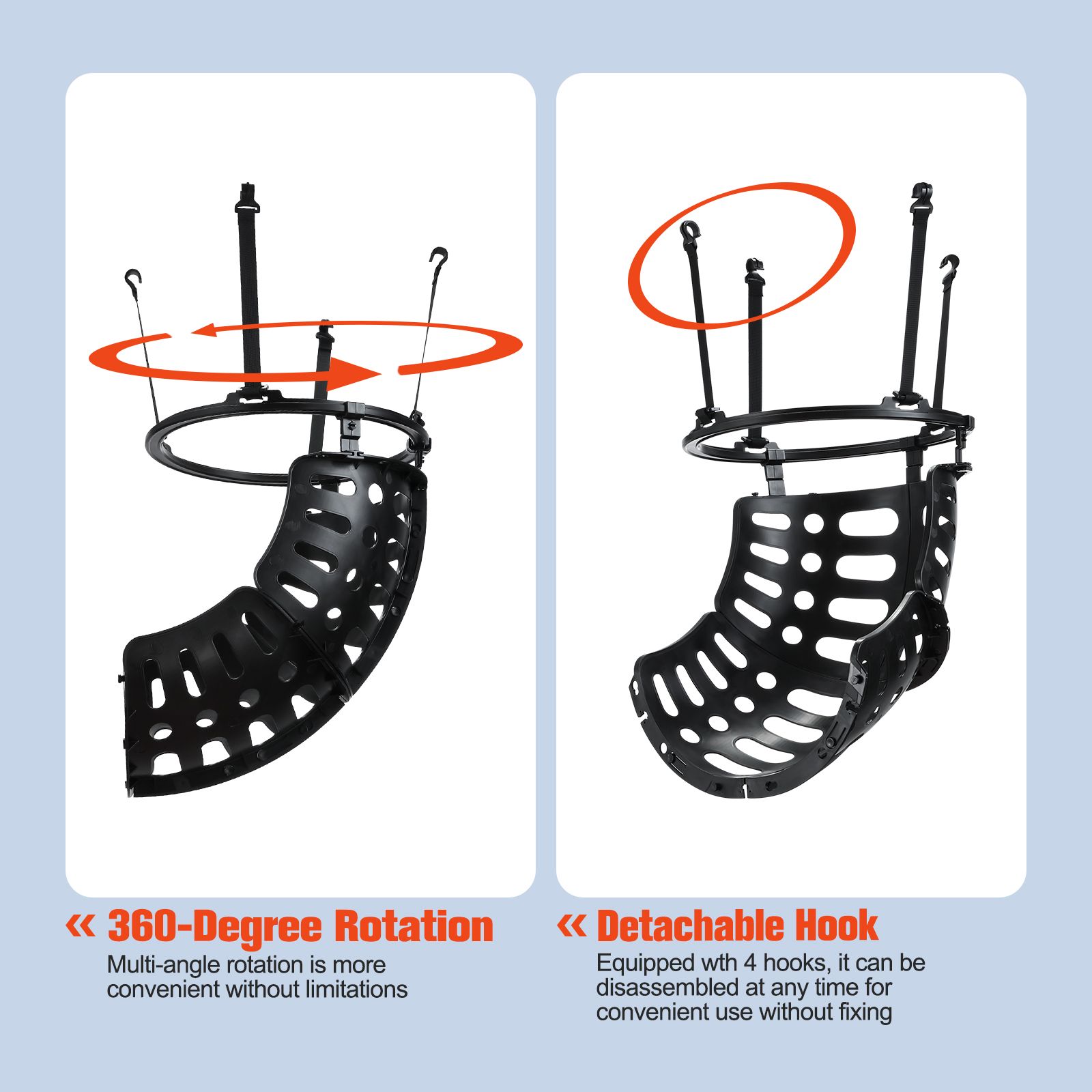 Basketball Ring Hoop Ball Returner Rebounder Return System Attachment ...