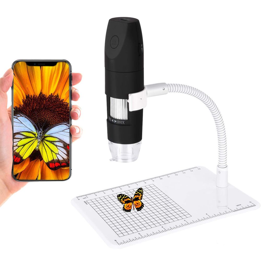 Digital Microscope Wireless WiFi USB Microscope 1080P 50 to 1000X ...