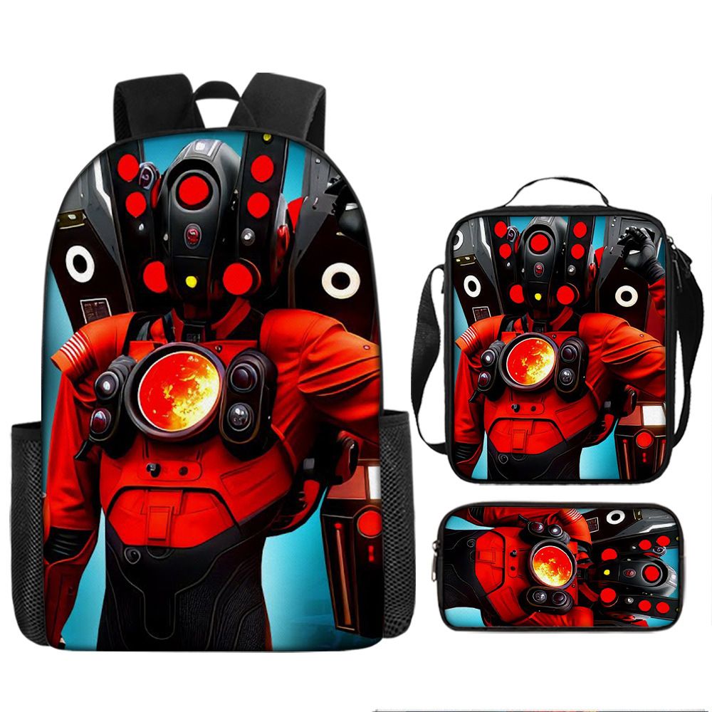 School Bag For Primary And Secondary School Students Three-Piece Set ...