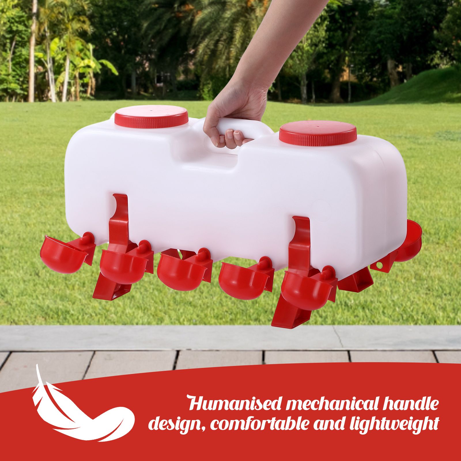 Chicken Water Feeder Auto Chick Waterer Automatic Poultry Dispenser ...