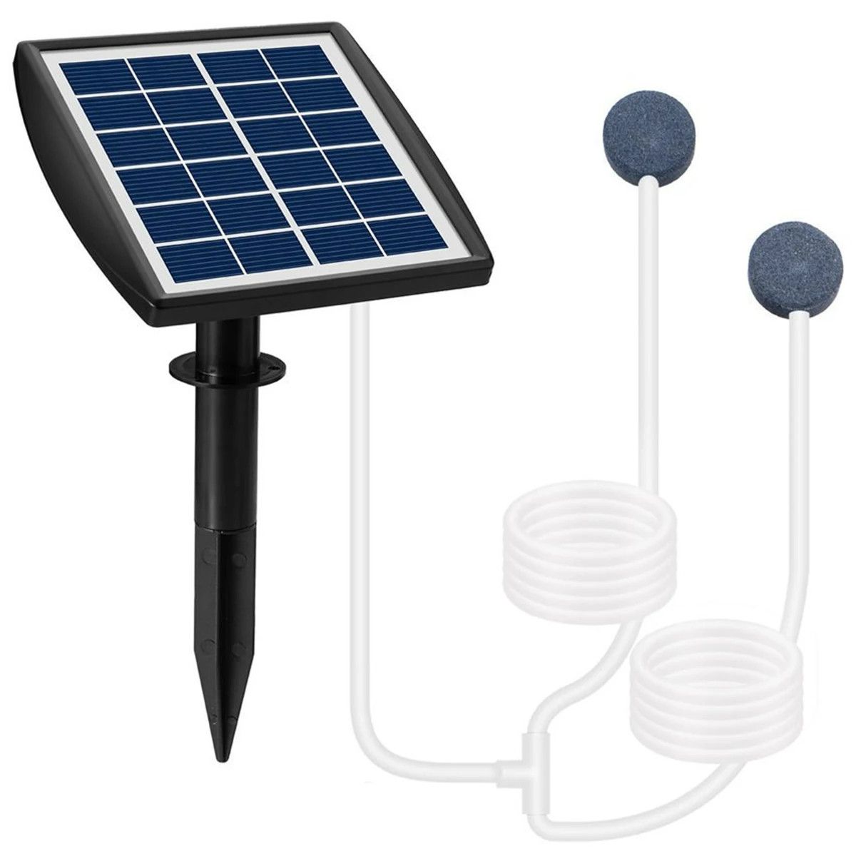 2W Solar Oxygen Pump: Outdoor Solar Water Air Pump for Fish Pond and ...