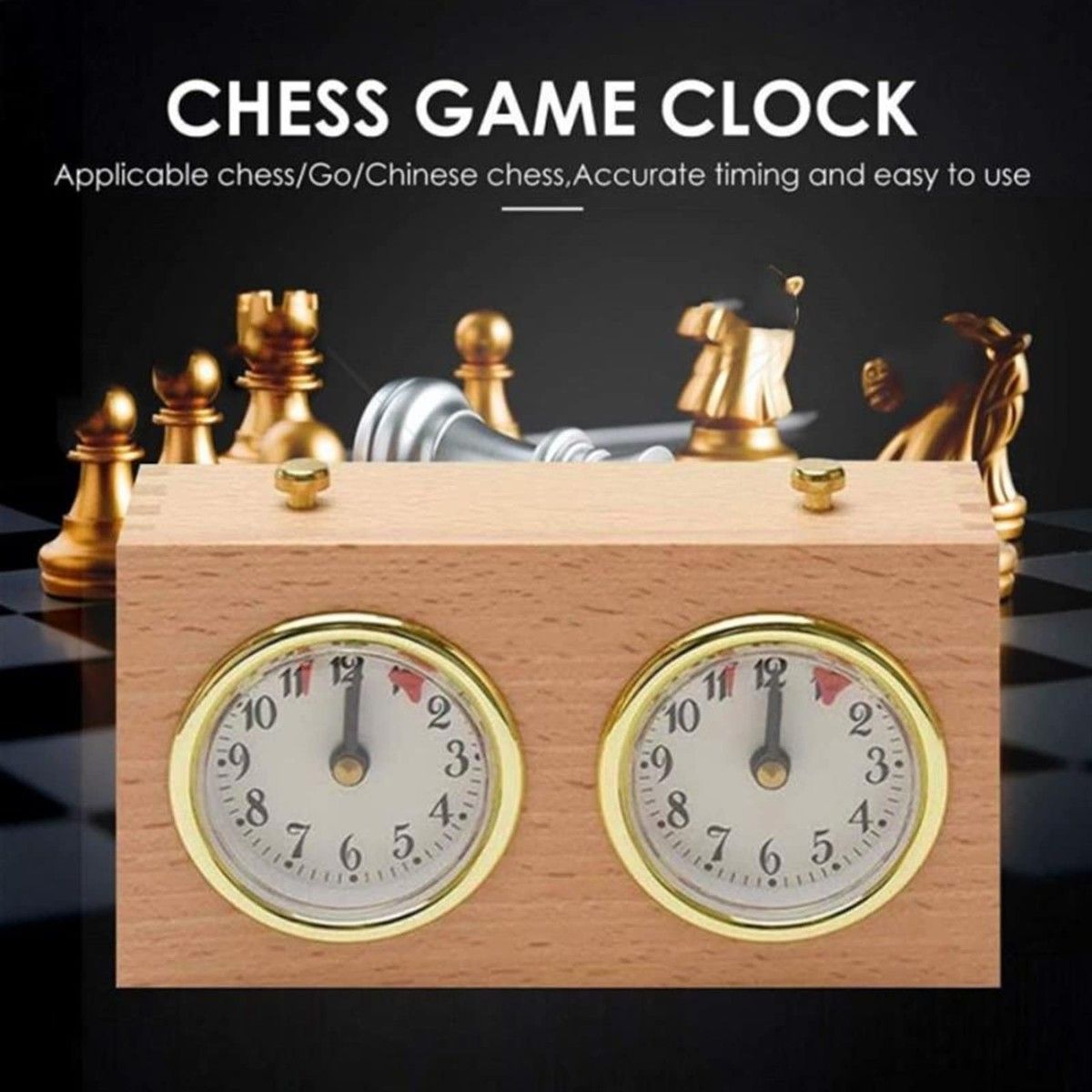 Mechanical Chess Clock Analog International Checkers Garde Timer ...