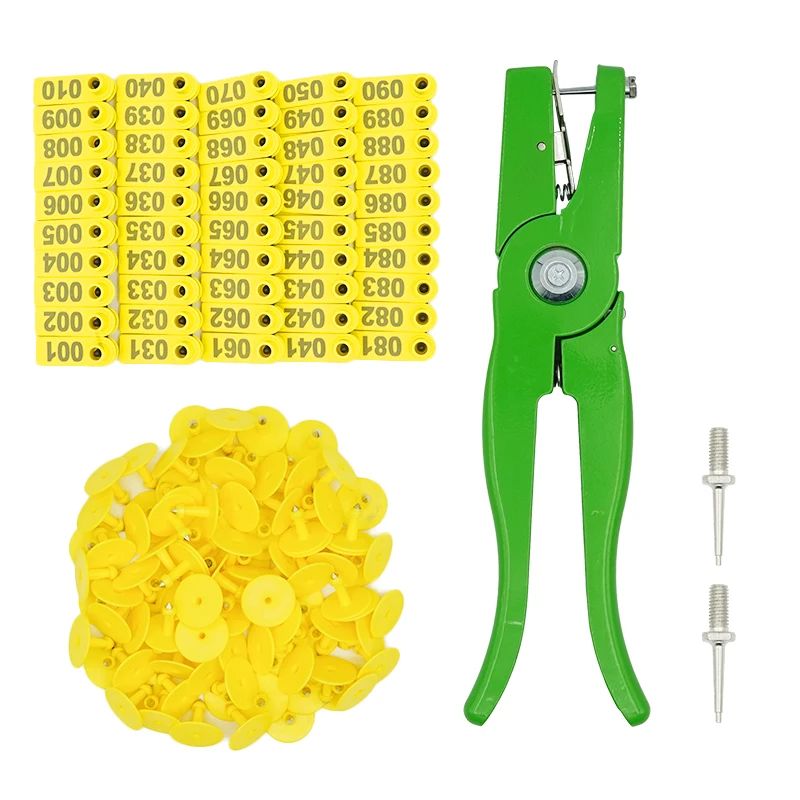 Livestock Sheep Marker Applicator 001-100 Ear Tags for Goat Animals ...
