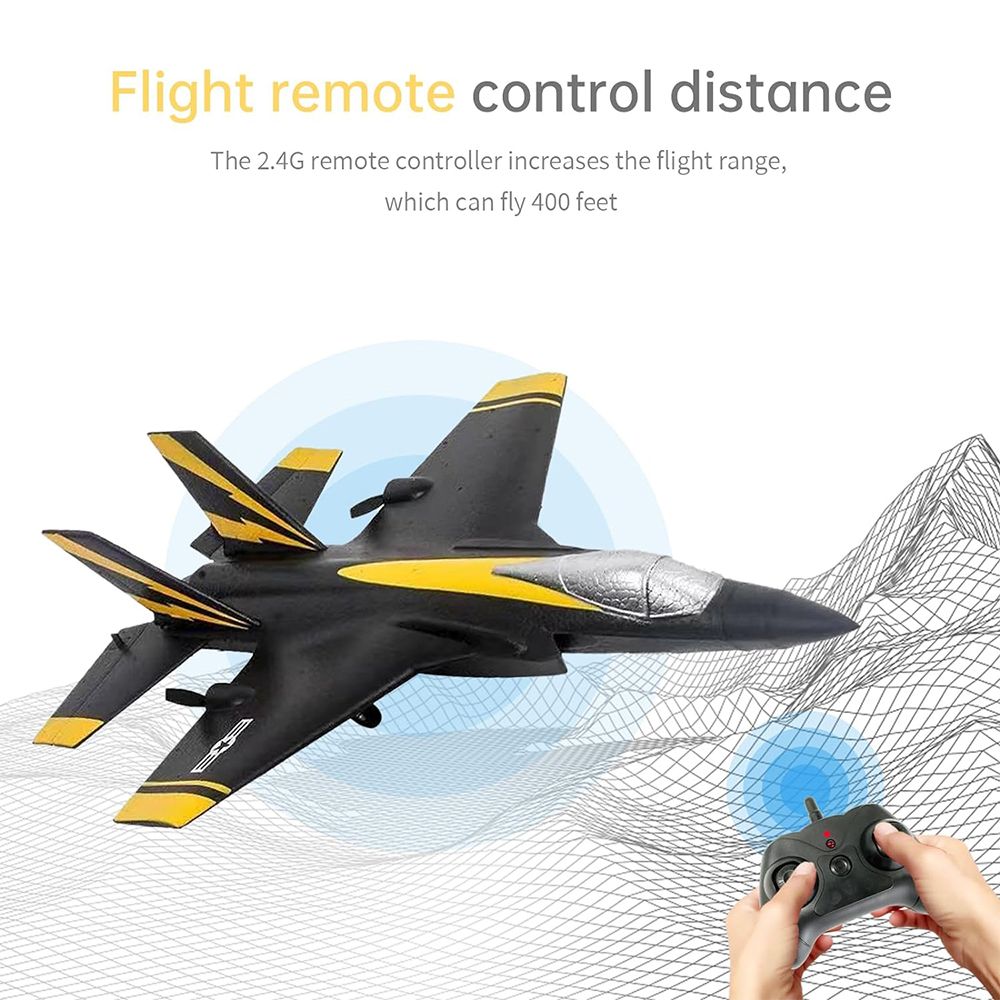 RC Airplane, 2.4GHz 2CH Remote Control Airplane Ready to Fly RC ...