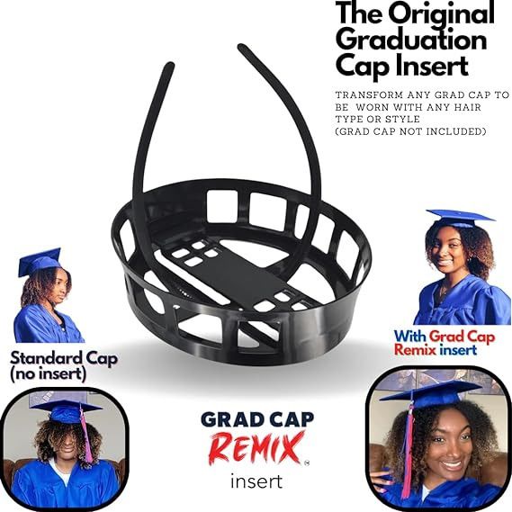 Adjustable Grad Hat Holder, Secure Your Grad Cap and Your Hairstyle ...