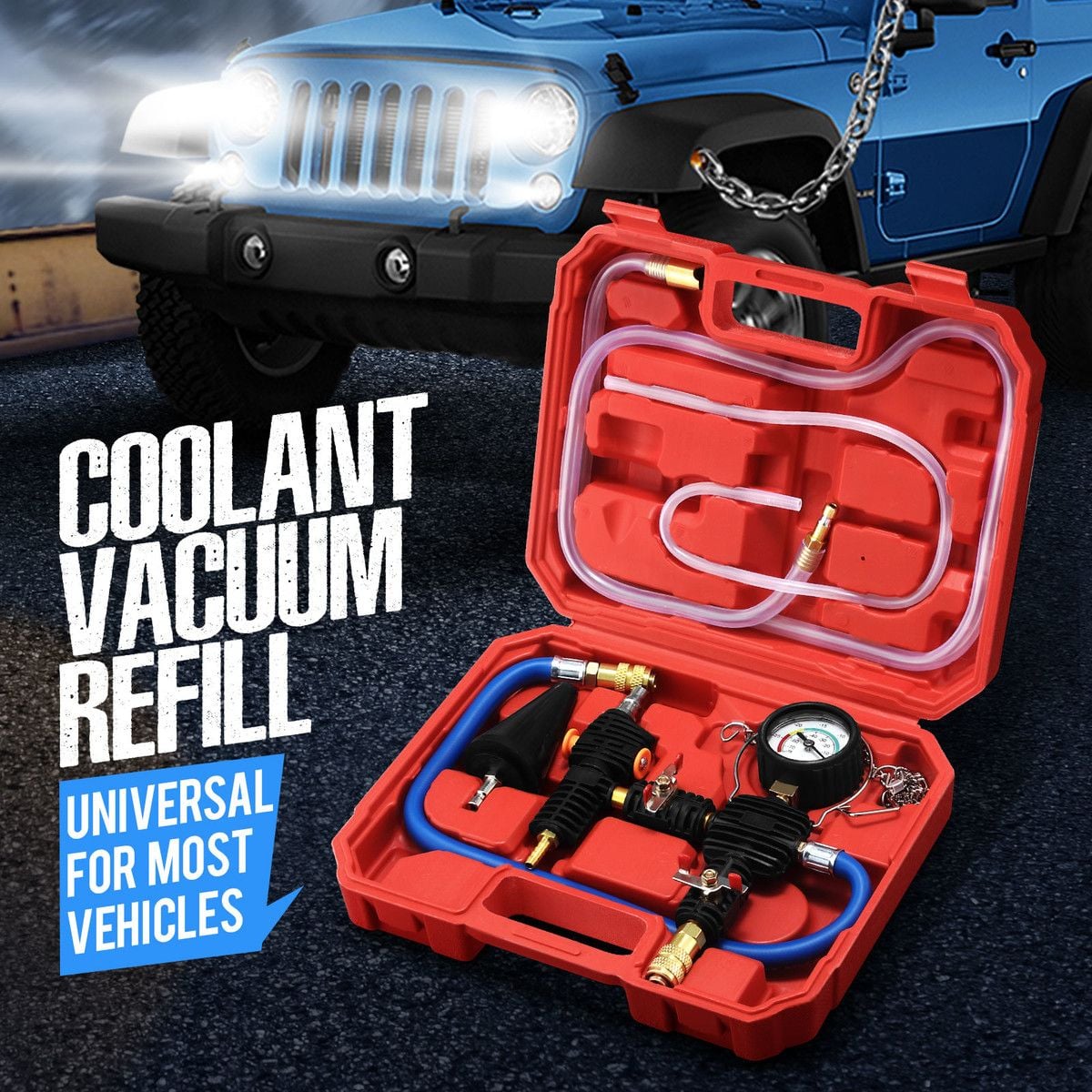 Coolant System Refiller Kit Car Cooling Pneumatic Vacuum Purge Radiator ...