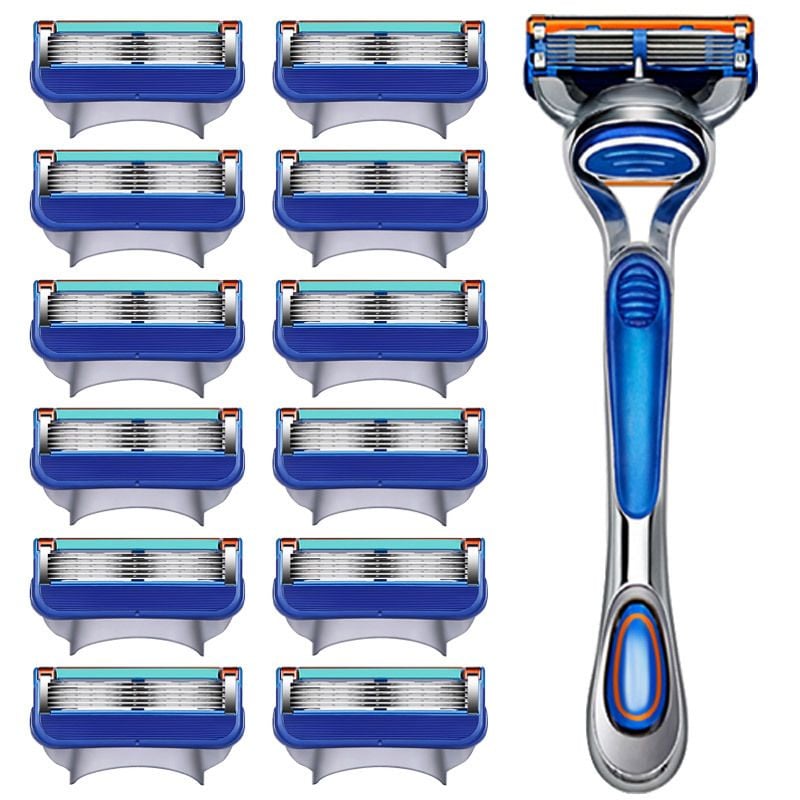 5 Men Razor Blades Shaving Cassettes Facial Care Men Shaving Blades ...