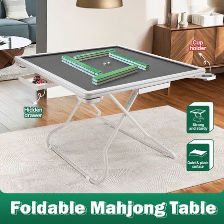Mahjong Game Table MaJiang Poker Card Board Gaming Portable Folding ...