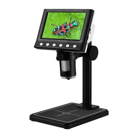 4.3-Inch USB Digital Microscope, 1080P HD Microscope, 1000X Camera ...