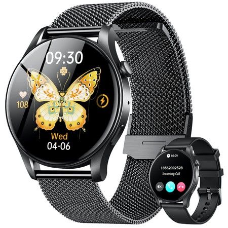 Smartwatch for Men 1.43" Touchscreen Smart Watch Answer/Make Call with ...