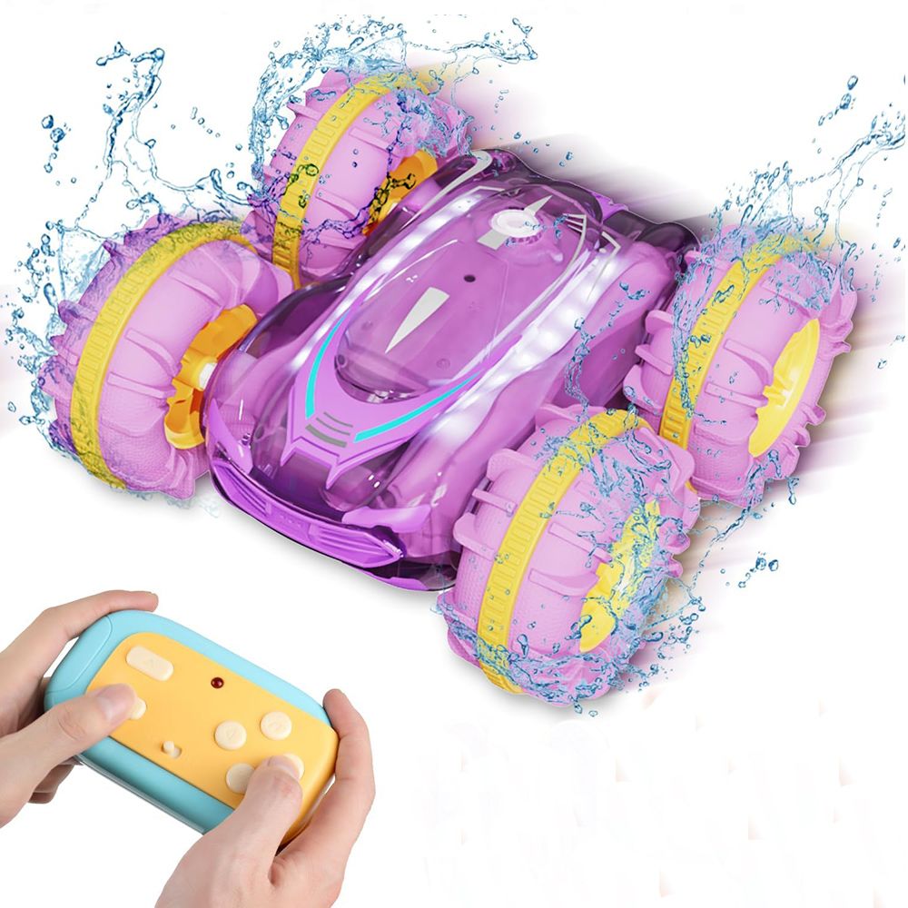 Amphibious Remote Control Car Boat for Kids, Waterproof Gesture ...