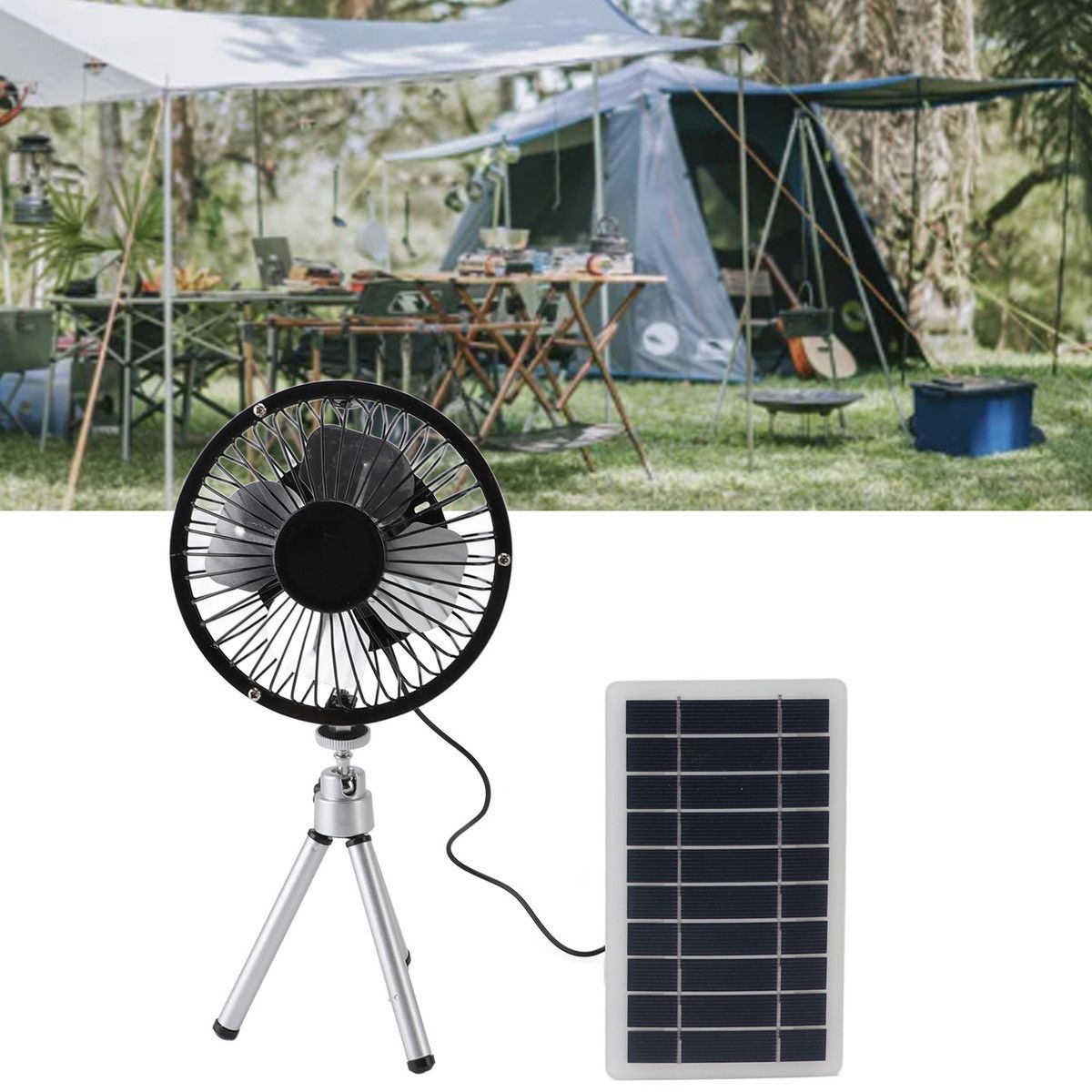 Solar Powered Fan Ventilator Home Greenhouse Pet Chicken House Cooling ...