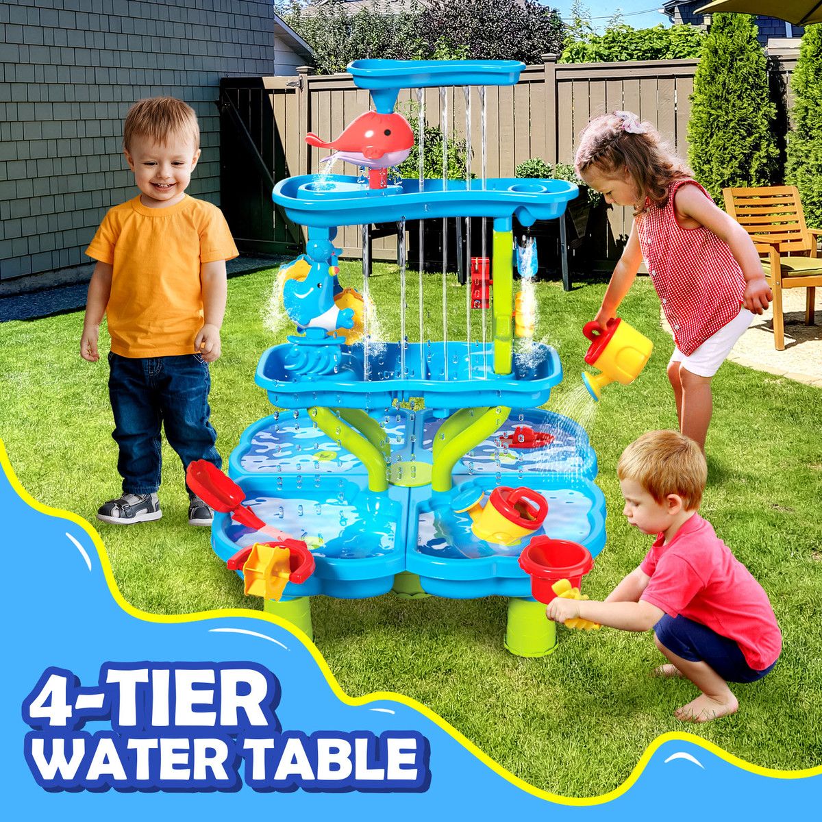 Waterfall Water Table Playset Play Ground Activity Centre Sand Pit Pool ...