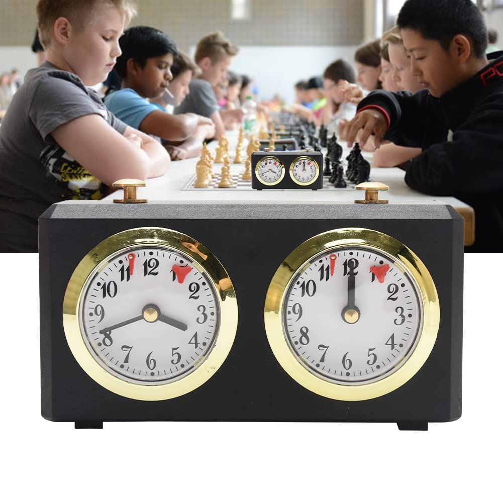 Chess Clock Mechanical Chess NO Battery reqire Competition Watch Timer ...