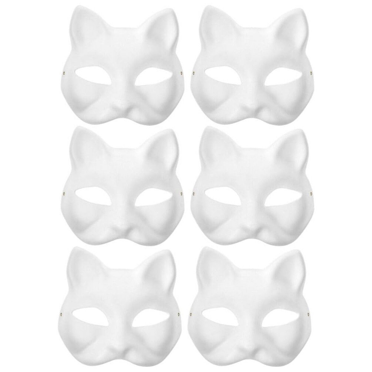 Therian Cat Mask White DIY Kids Cosplay Costume Masquerade Christmas ...